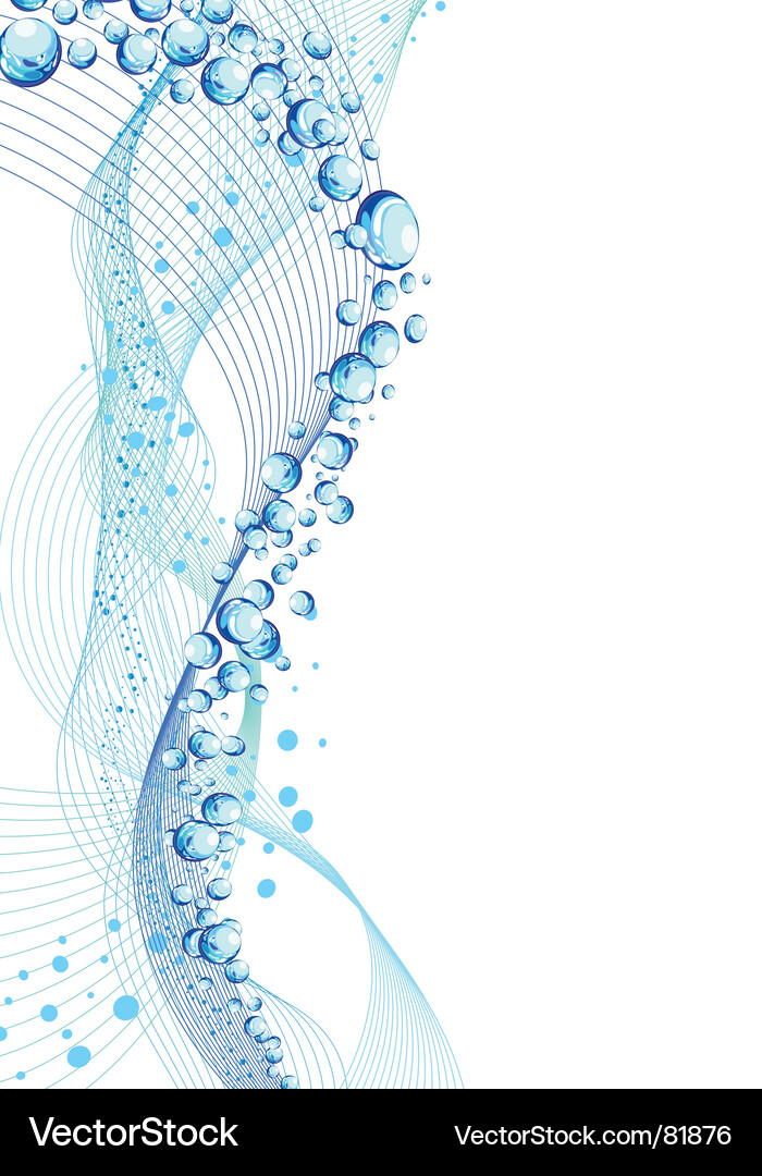 Water background Royalty Free Vector Image - VectorStock