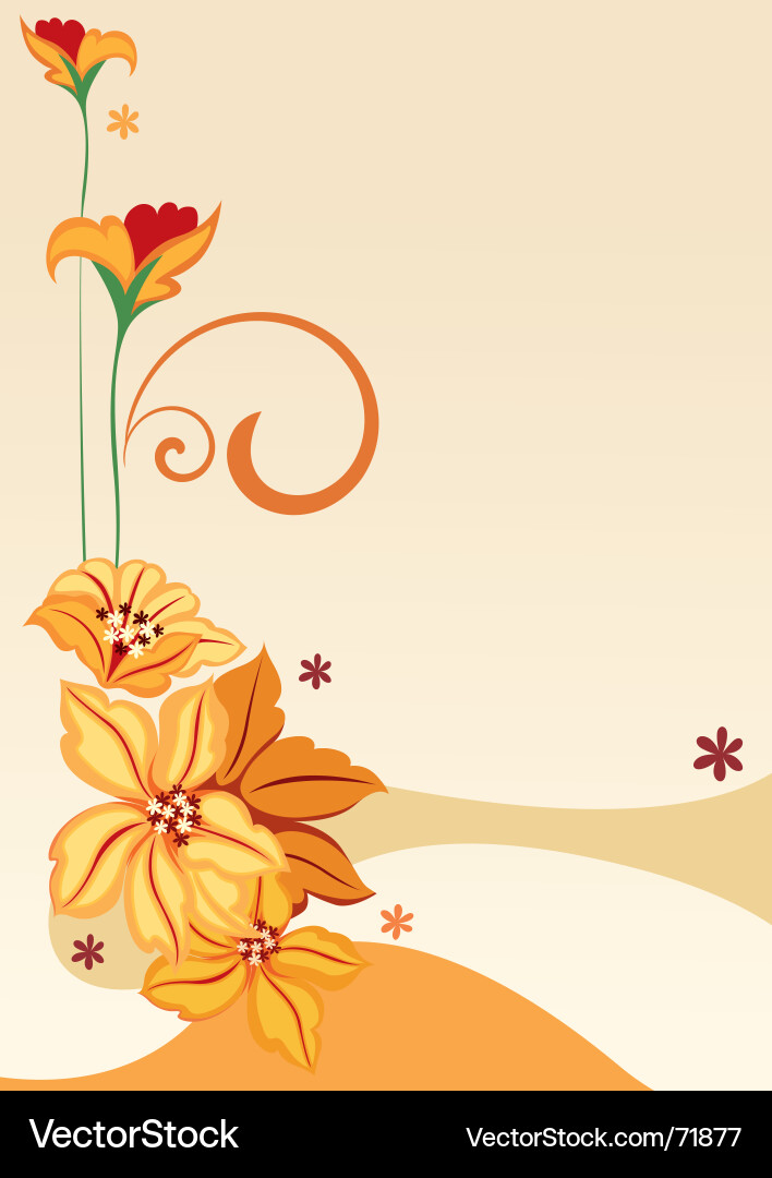 Floral Royalty Free Vector Image - VectorStock