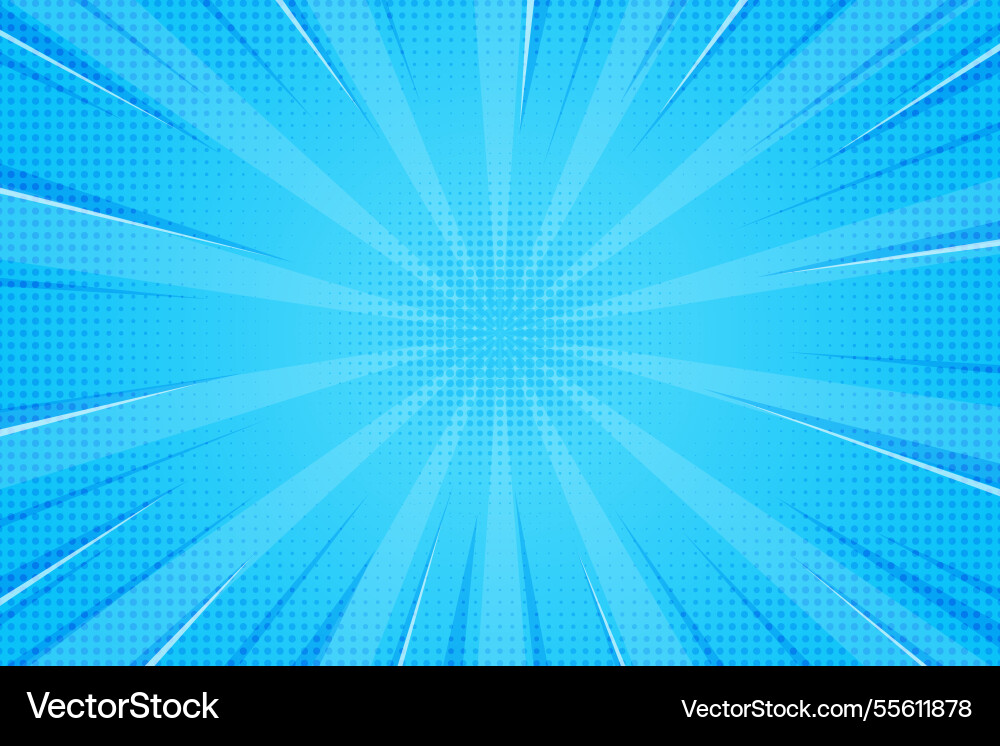 Abstract Blue Starburst Background Royalty Free Vector Image