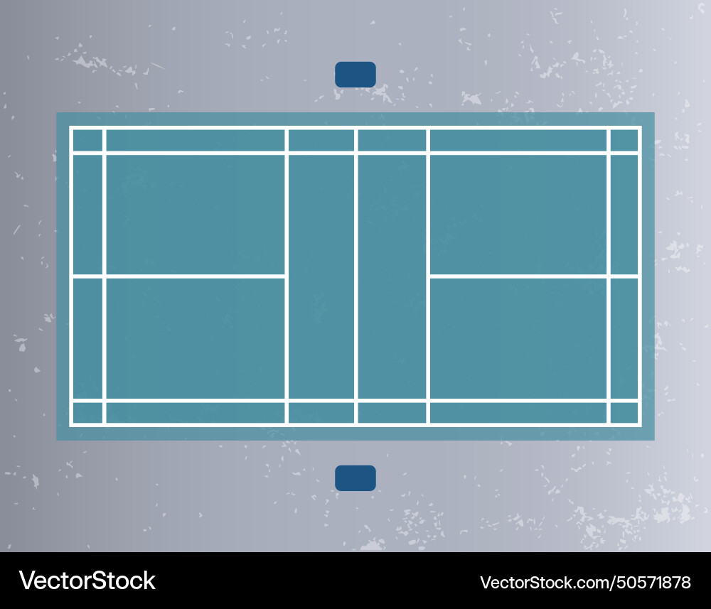 Badminton field Royalty Free Vector Image - VectorStock