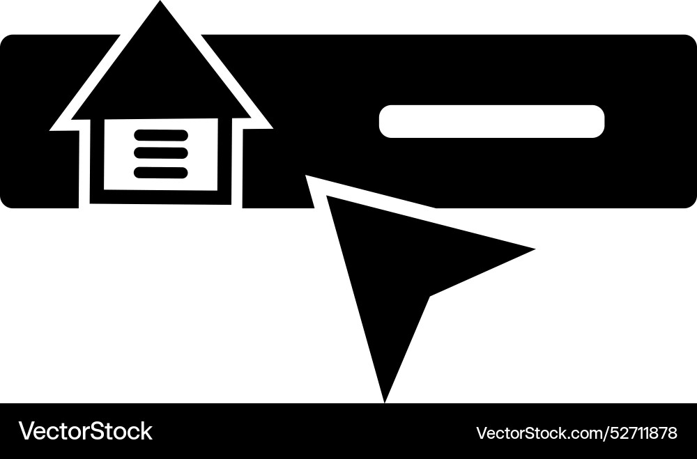 Web Menu Click Nav Bar Scrolling Icon Royalty Free Vector