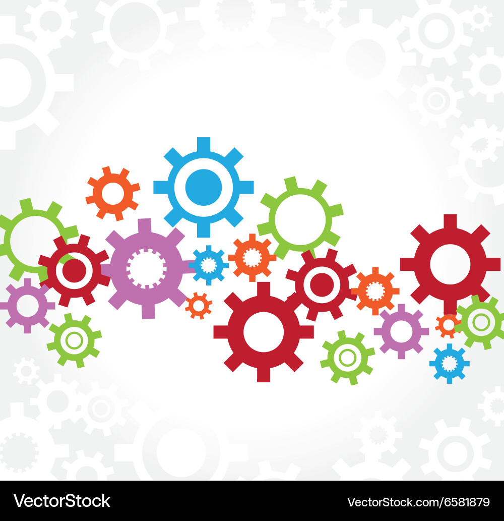Gears Royalty Free Vector Image - VectorStock