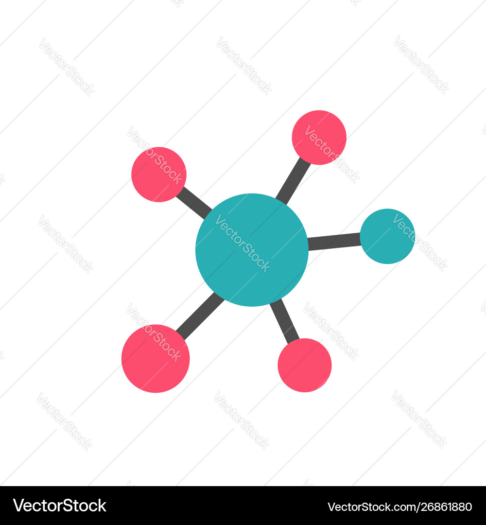Molecule logo connection icon template Royalty Free Vector