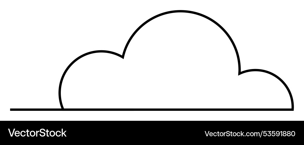 Cloud Outline Transparent