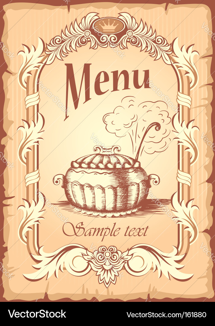 Vintage Food Banner Royalty Free Vector Image - VectorStock