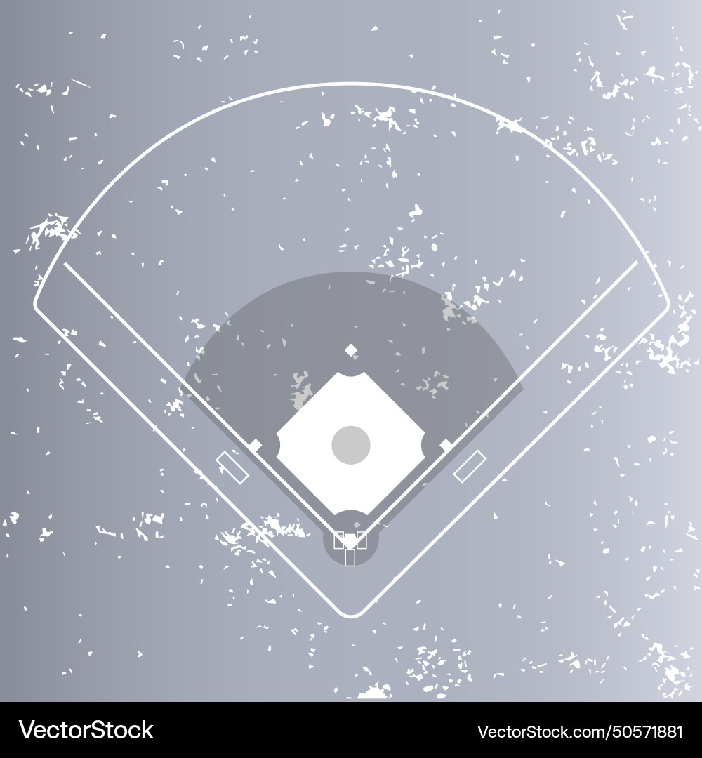 Baseball field Royalty Free Vector Image - VectorStock