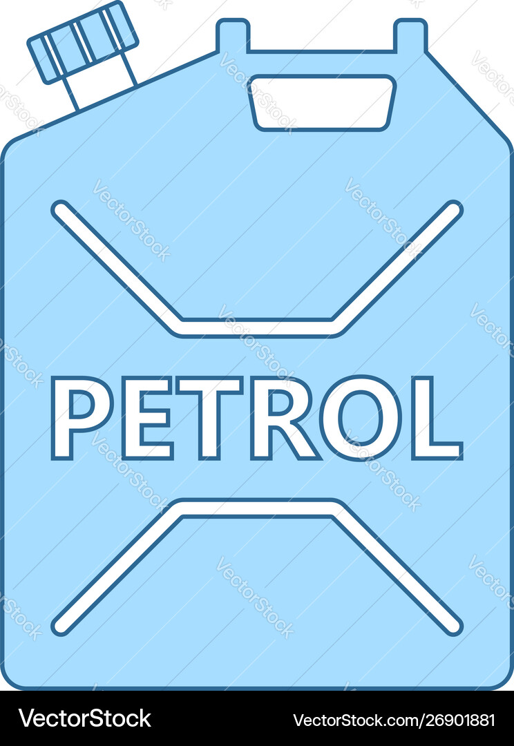 Fuel canister icon Royalty Free Vector Image - VectorStock