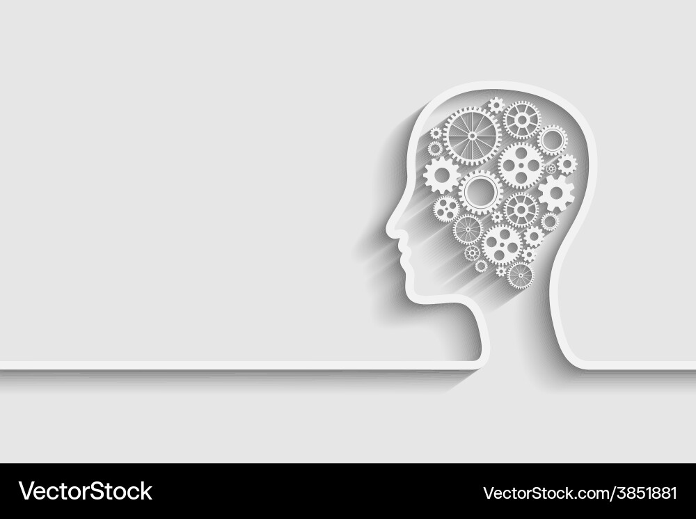 Human head Royalty Free Vector Image - VectorStock
