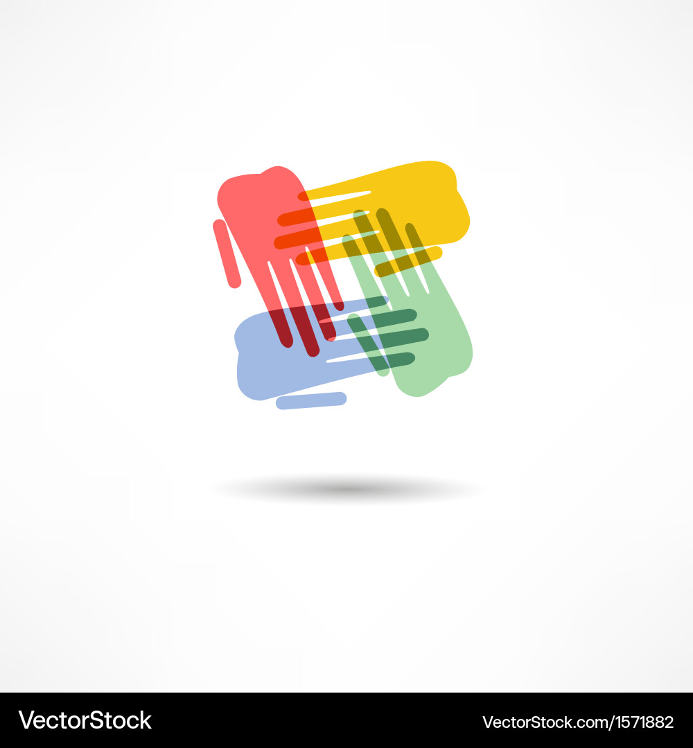 Business icon handshake transaction Royalty Free Vector