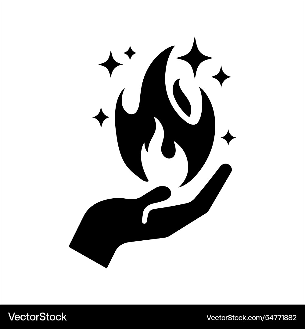 Crisp fire flame silhouettes for t-shirts posters Vector Image