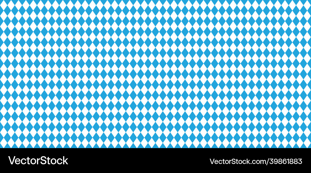 Bavarian oktoberfest seamless pattern with blue Vector Image