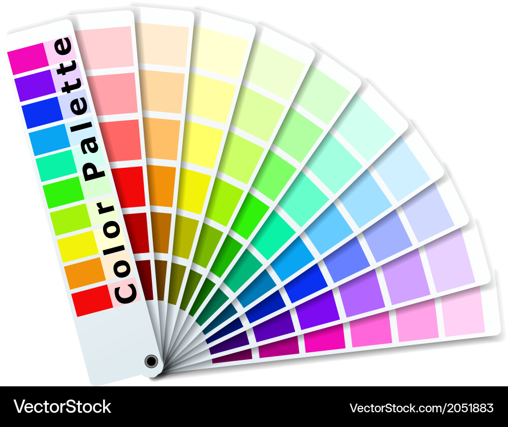 Color palette Royalty Free Vector Image - VectorStock