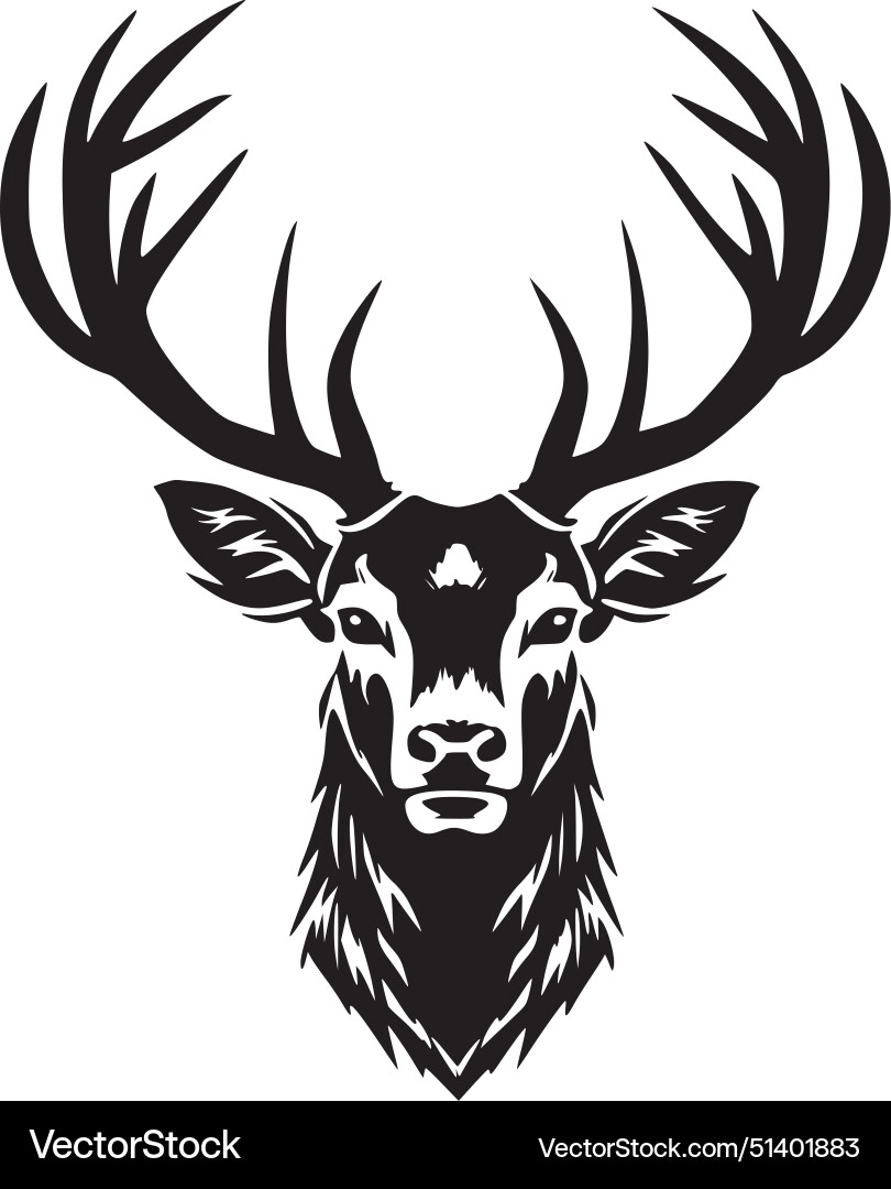 Elk - high quality logo - ideal for t-shirt Vector Image