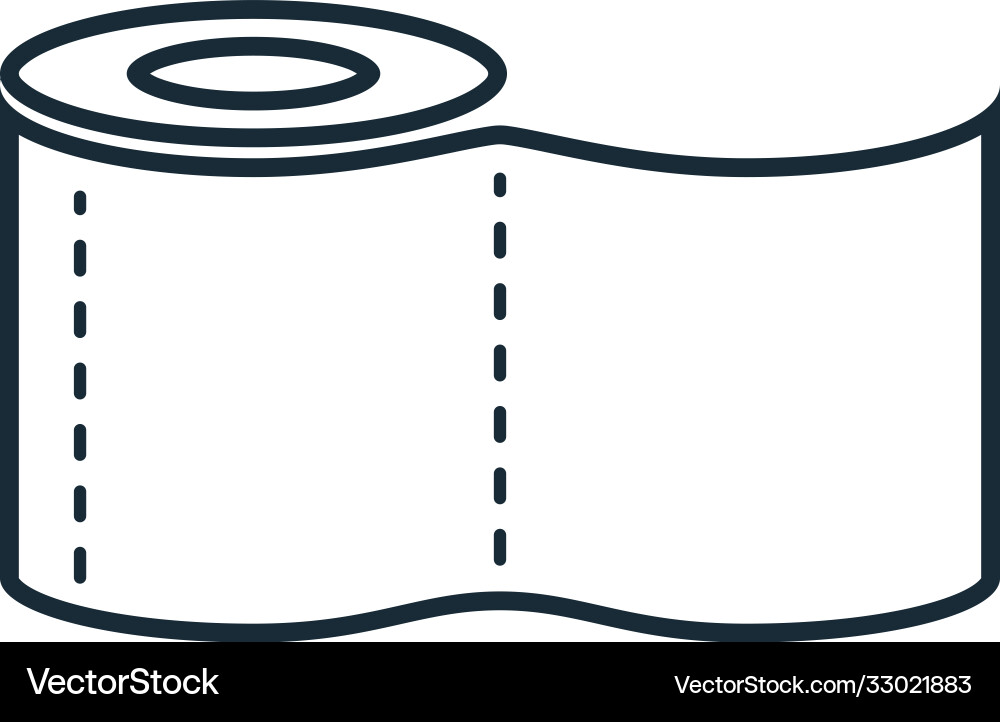Toilet Paper Roll Icon Royalty Free Vector Image