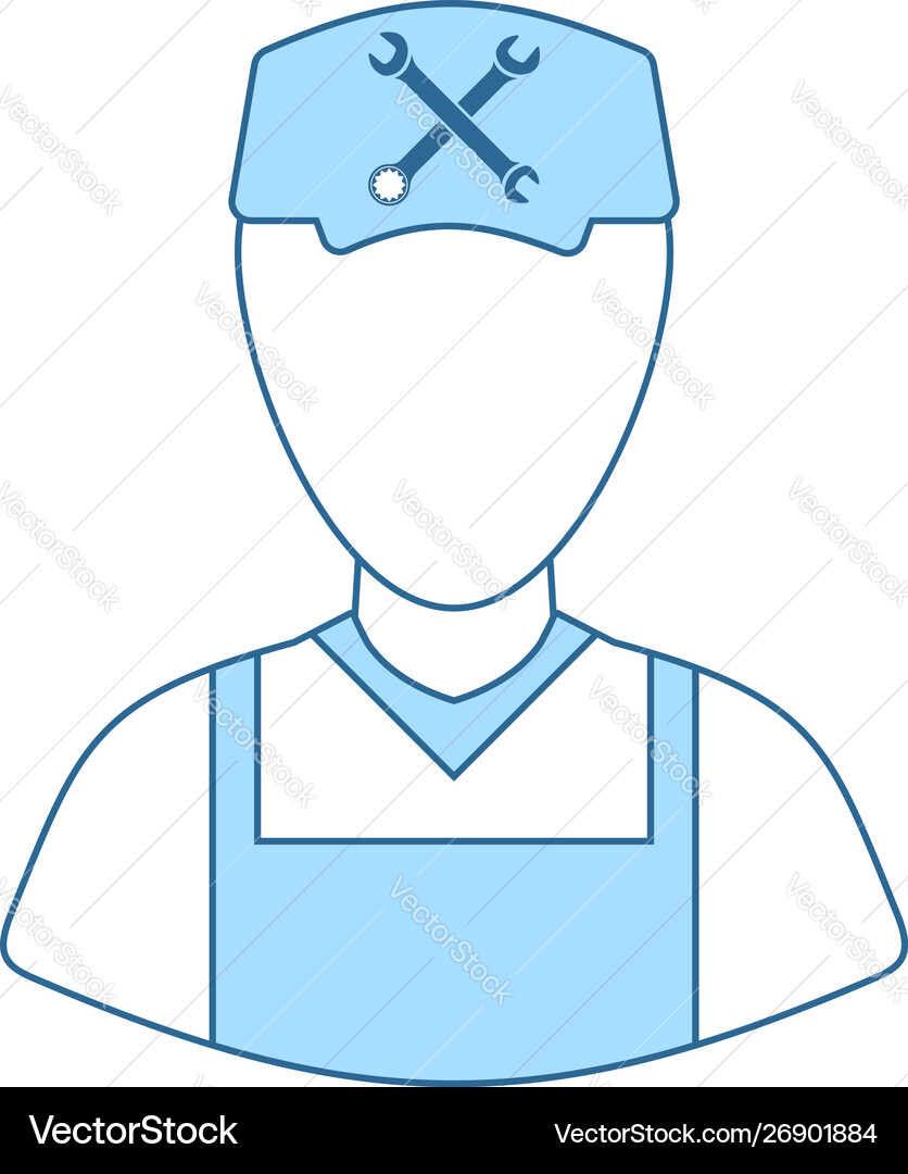 Car mechanic icon Royalty Free Vector Image - VectorStock