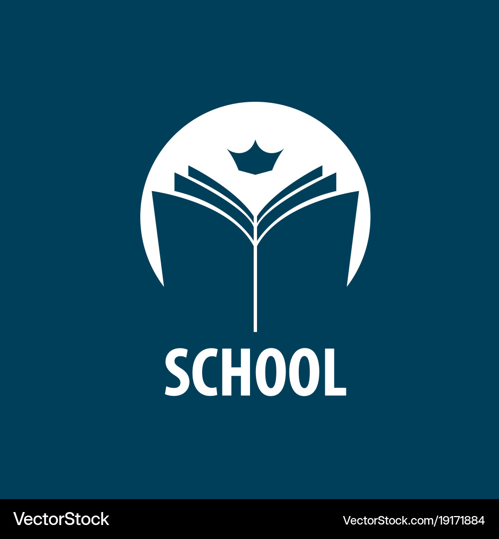 School Book Logo Royalty Free Vector Image - VectorStock