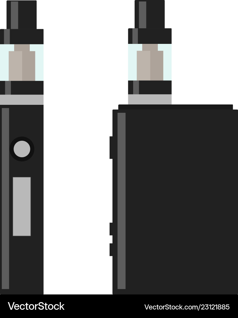 Vape pen vaping box Royalty Free Vector Image - VectorStock