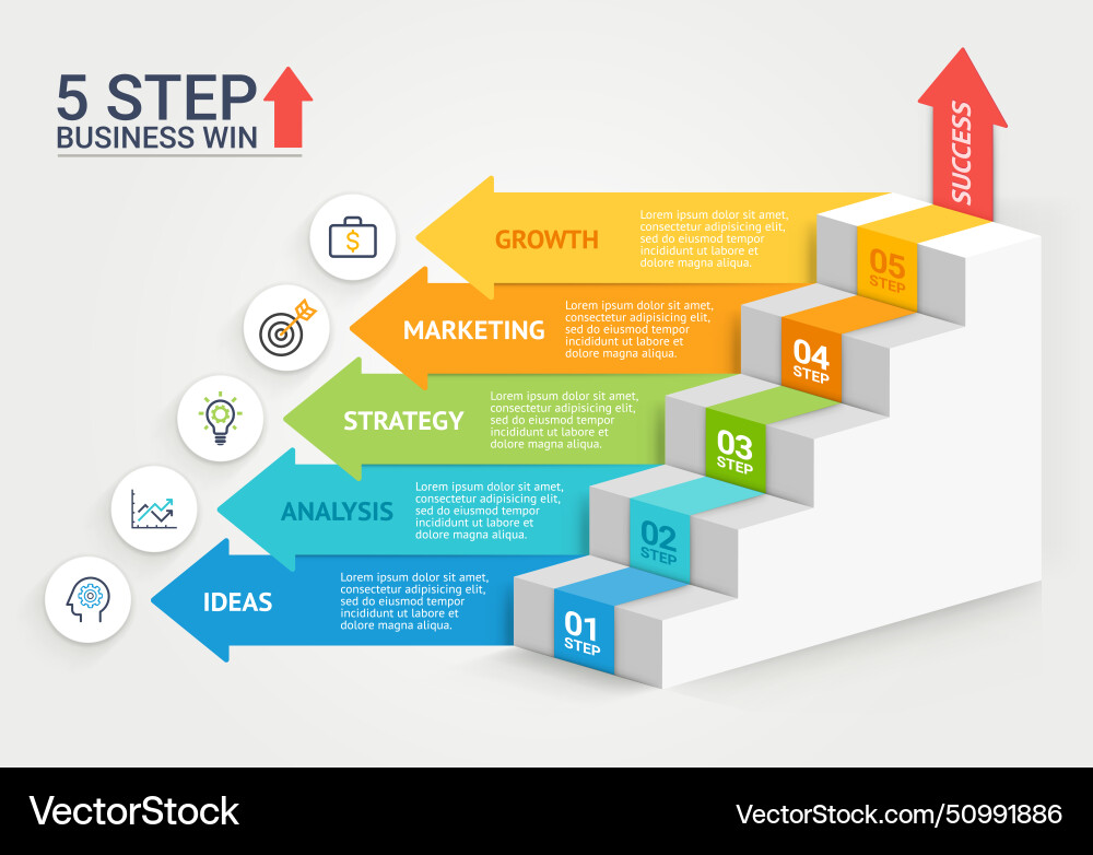 Arrow diagram timeline gantt chart templates Vector Image