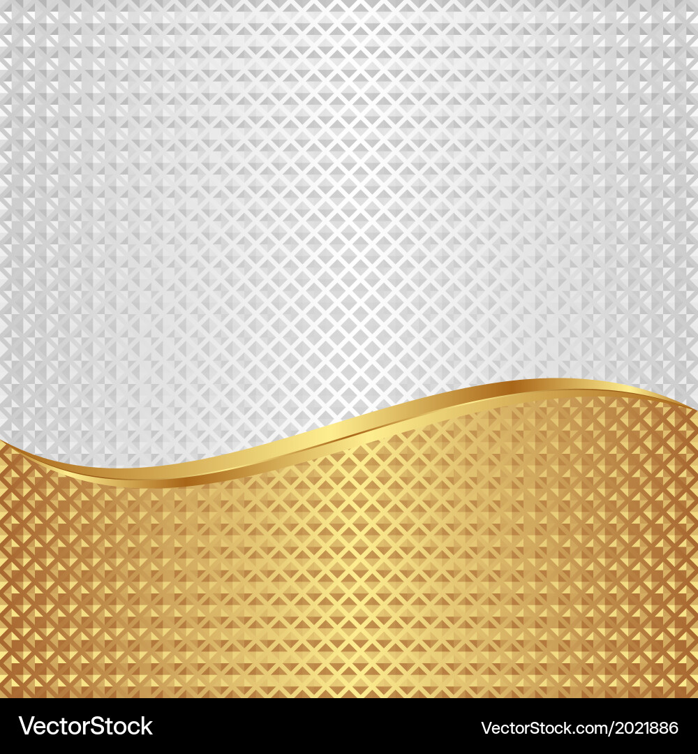 White and gold textured background Royalty Free Vector Image