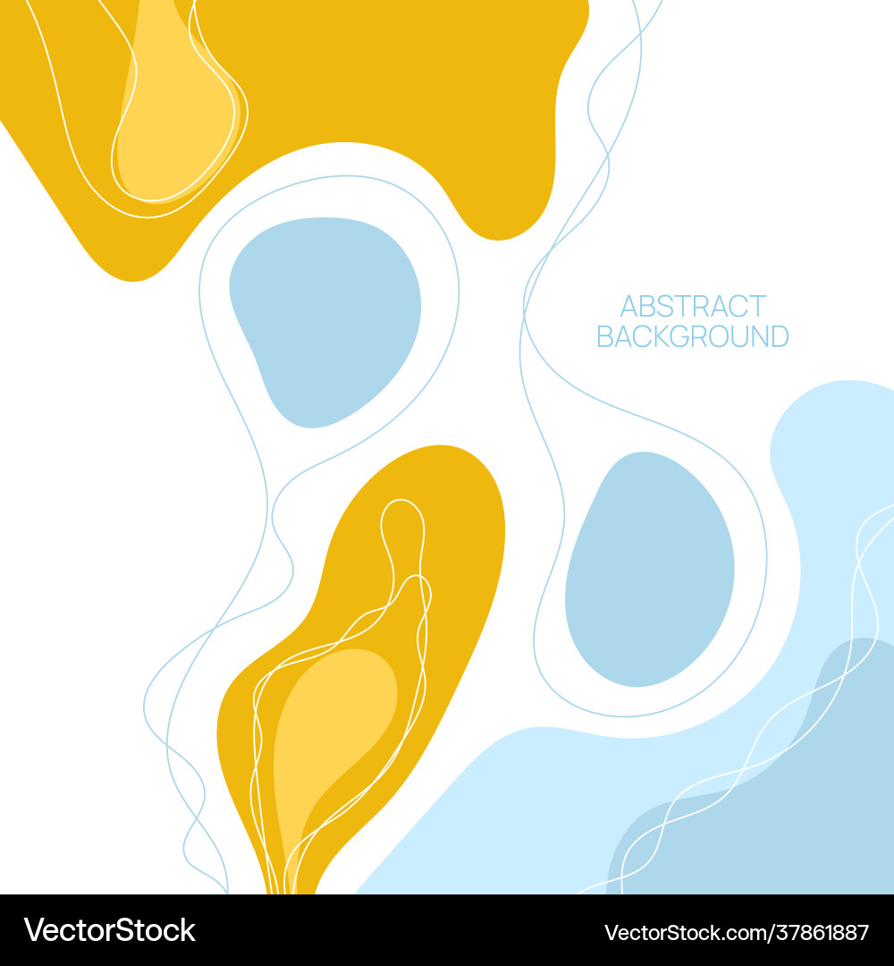 Organic Flow Abstract Background Royalty Free Vector Image