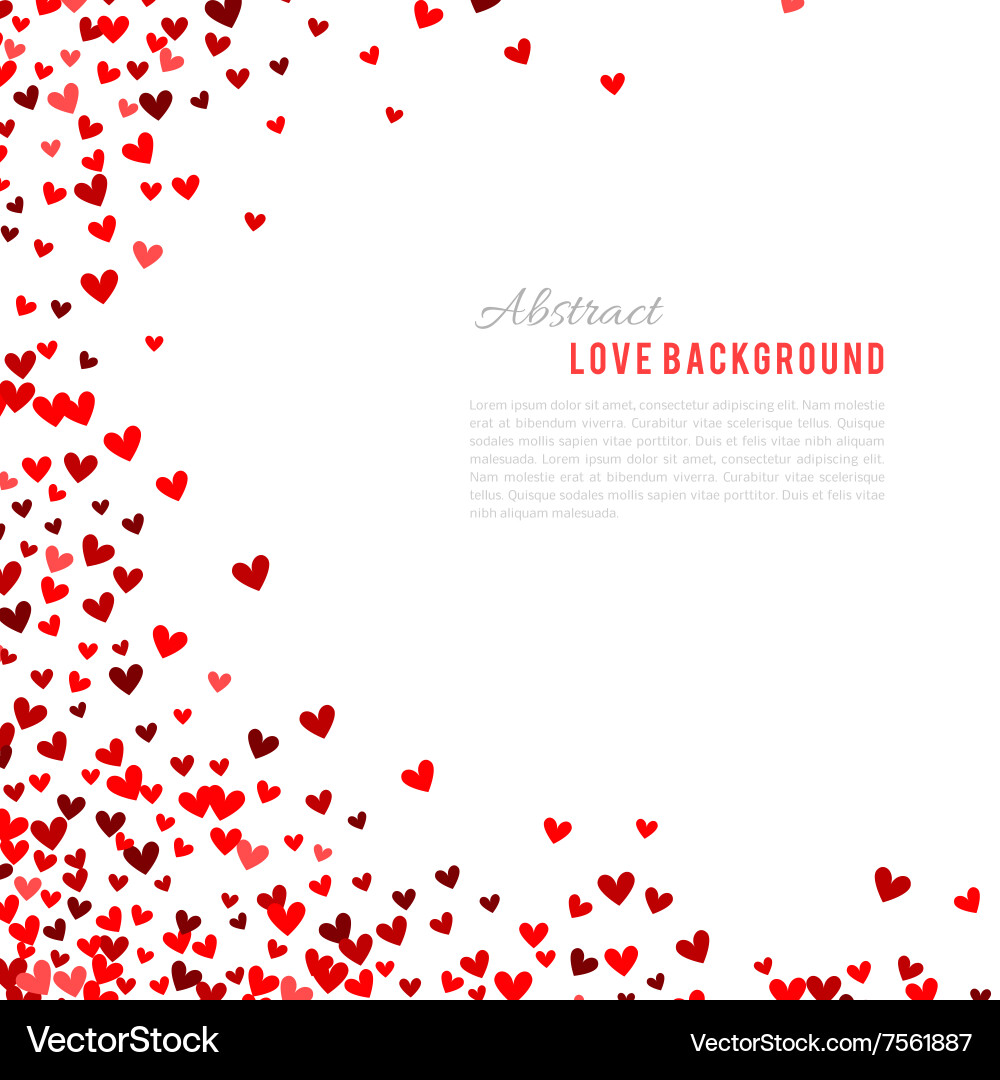 Romantic red background Royalty Free Vector Image