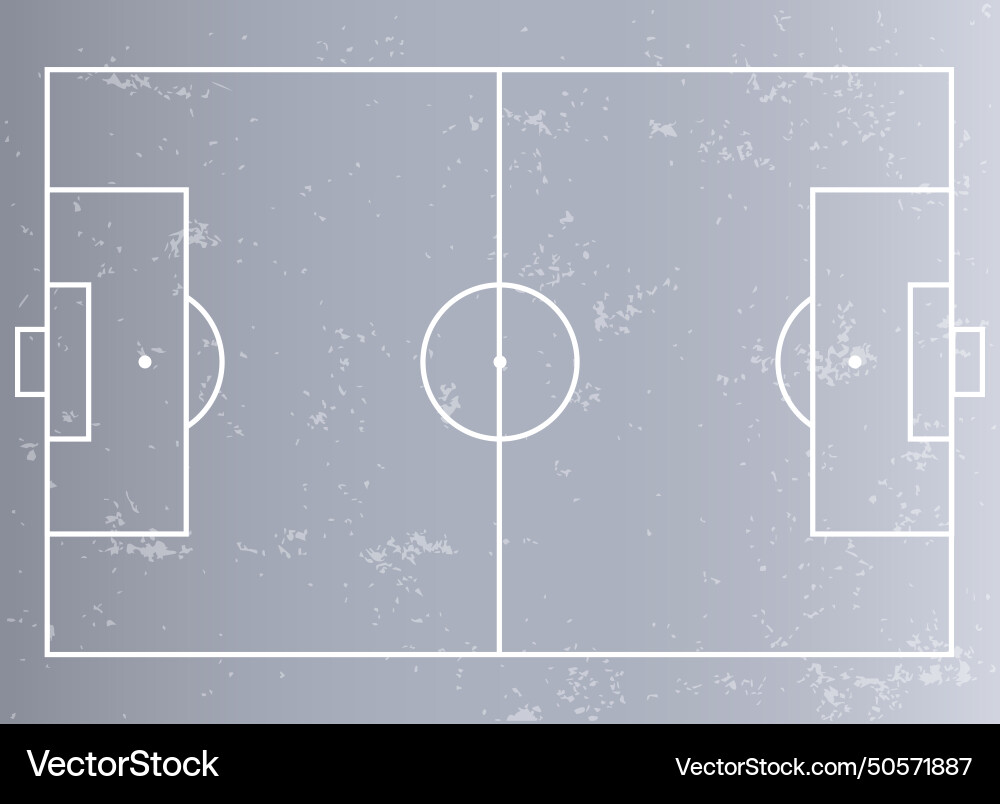 Soccer field 1 Royalty Free Vector Image - VectorStock