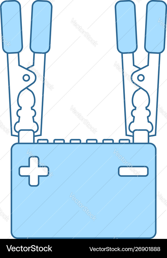Car battery charge icon Royalty Free Vector Image