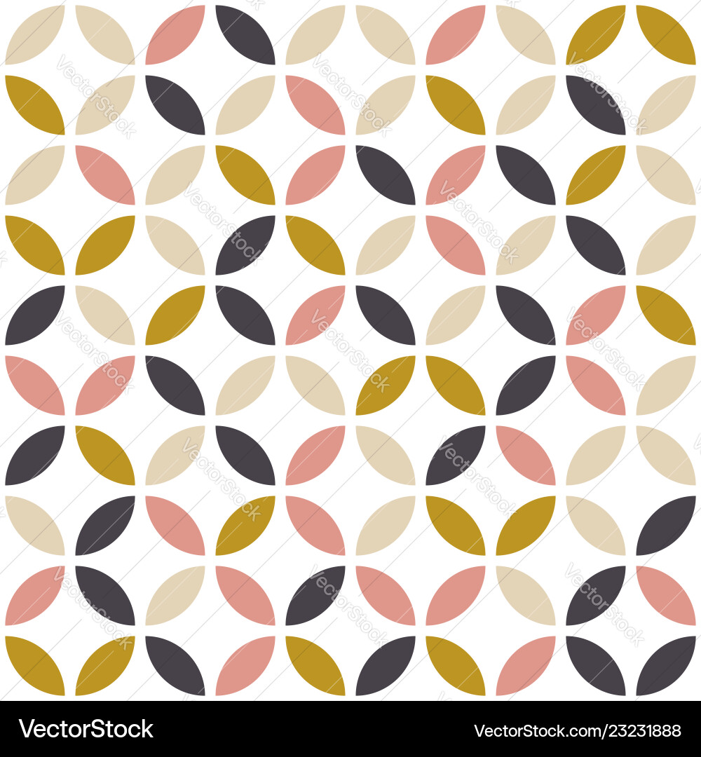 Geometric seamless pattern in scandinavian Vector Image