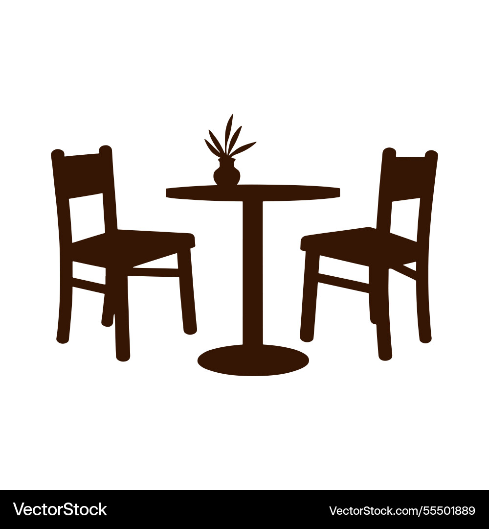 Cozy restaurant table with centerpiece Royalty Free Vector