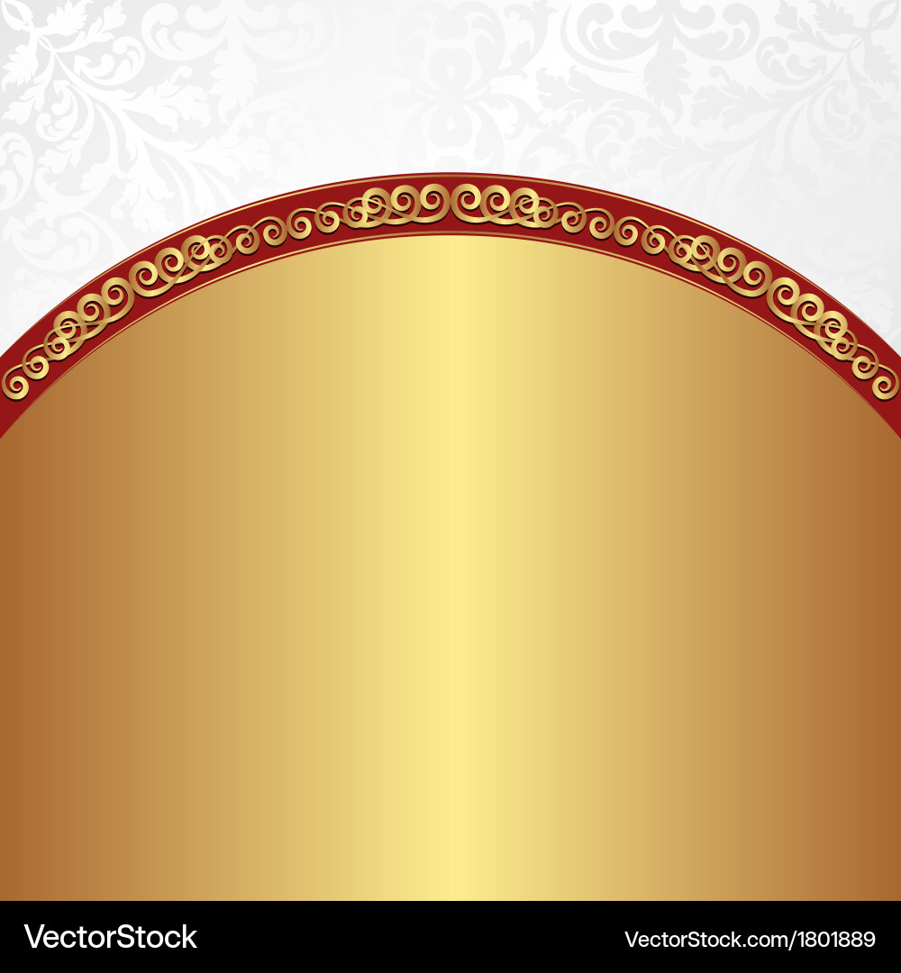 Gold background Royalty Free Vector Image - VectorStock