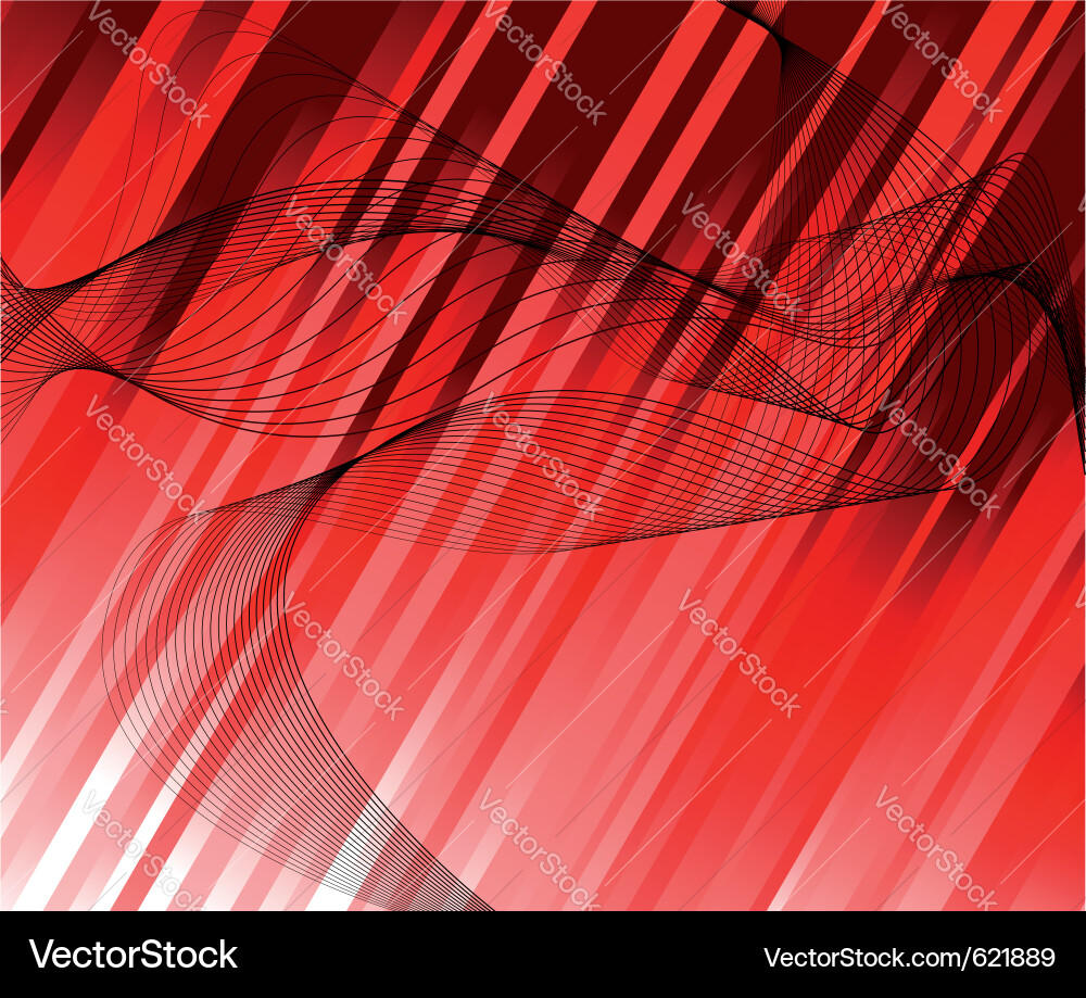 Red ray background template Royalty Free Vector Image