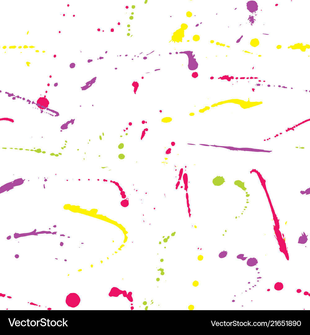 Ink splash collection hand drawn Royalty Free Vector Image