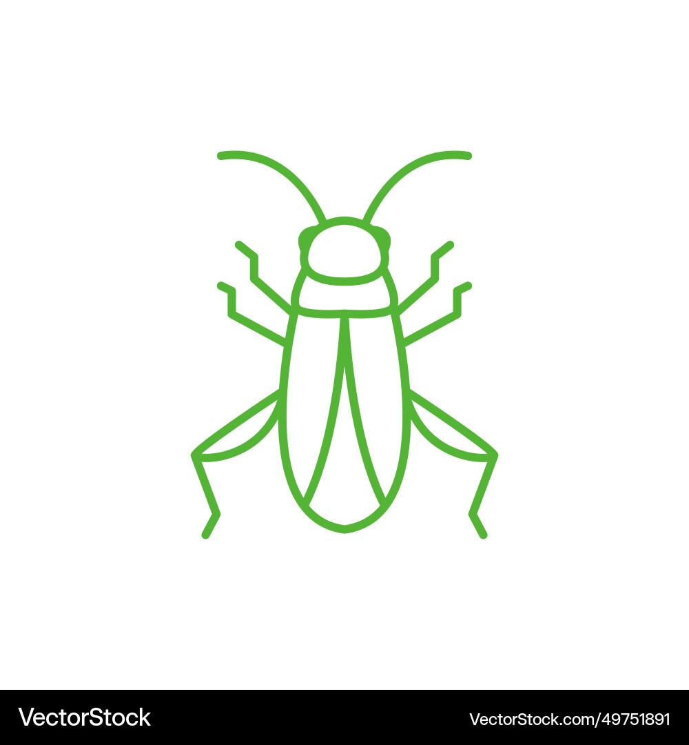 Flying insect logo design icon Royalty Free Vector Image