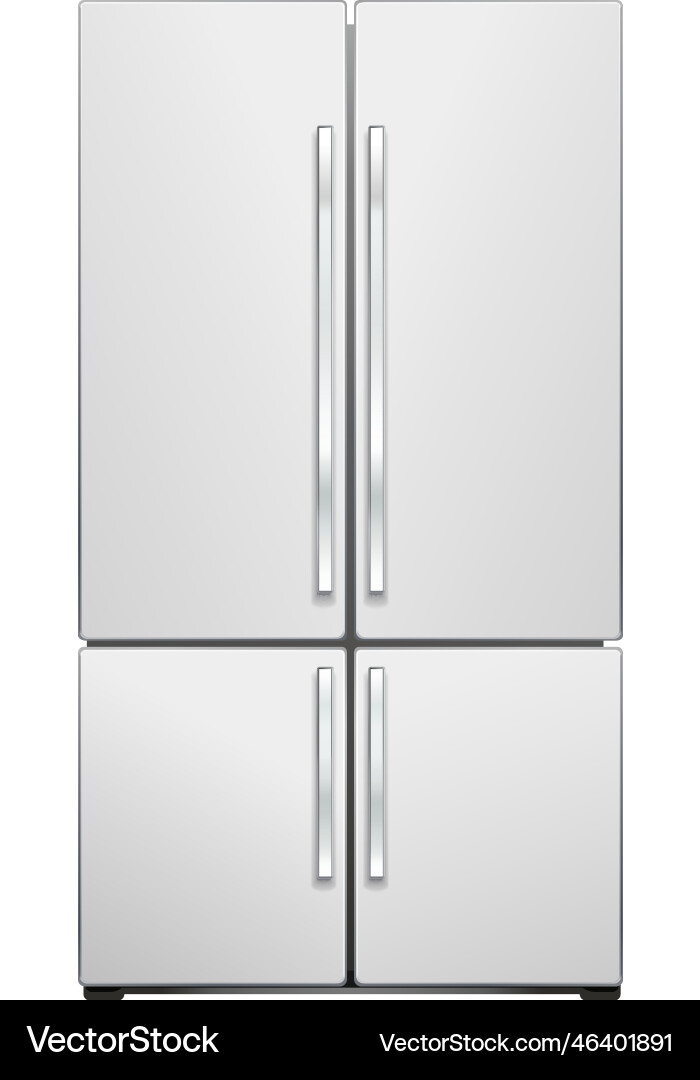 Refrigerator realistic Royalty Free Vector Image