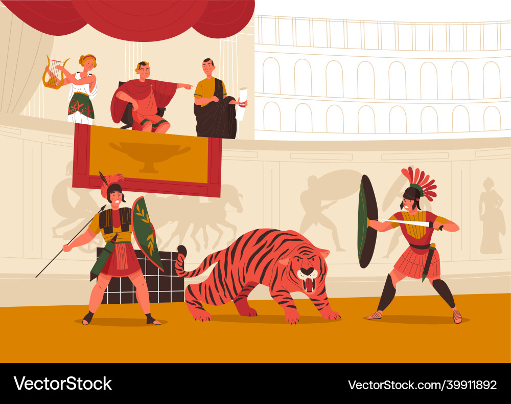Ancient roman Royalty Free Vector Image - VectorStock