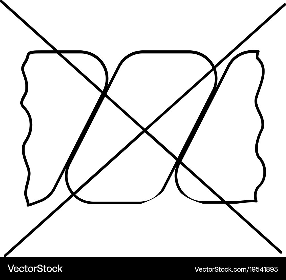 Do not wring icon Royalty Free Vector Image - VectorStock