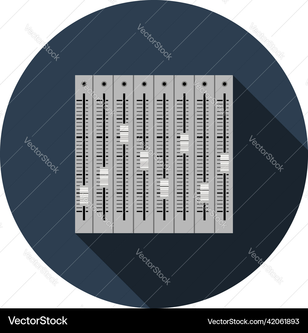 Music equalizer icon Royalty Free Vector Image