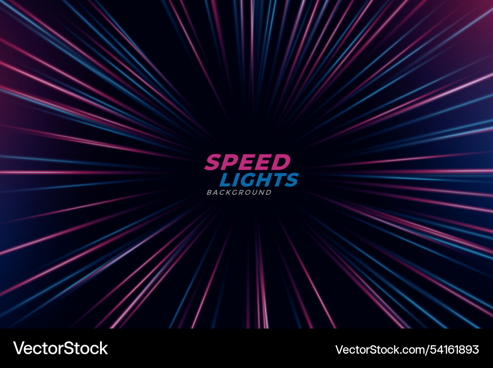 Radial light rays zoom background Royalty Free Vector Image