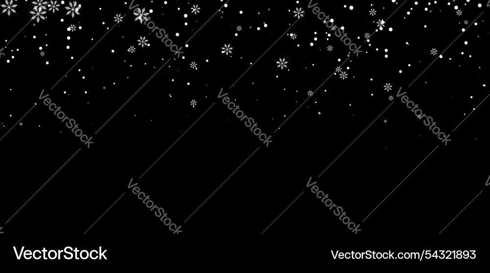 Winter background featuring snowflake Royalty Free Vector