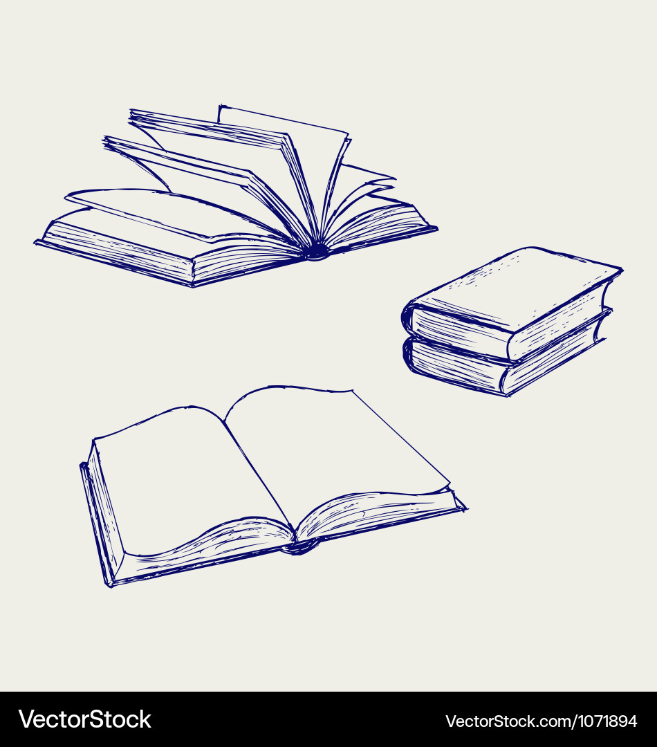 Books Royalty Free Vector Image - VectorStock