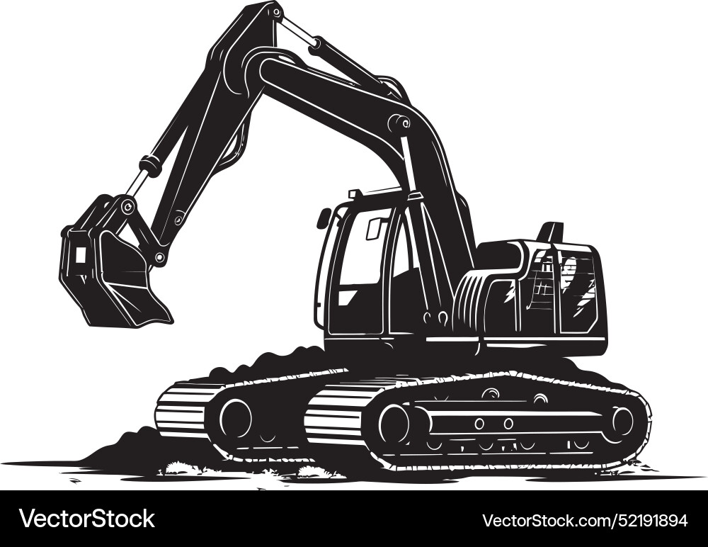Science of excavation geology Royalty Free Vector Image