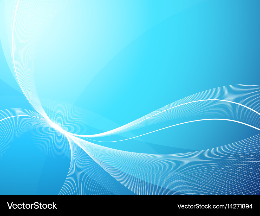 Smooth Blue Gradient Background Royalty Free Vector Image