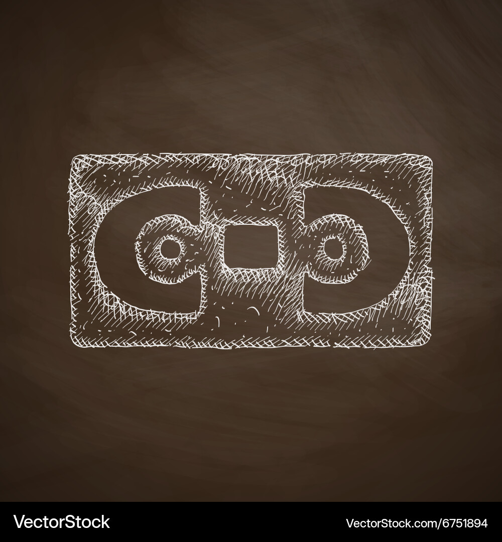 Videotaps-Symbol Lizenzfreies Vektorbild - VectorStock