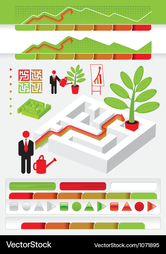 Maze site Royalty Free Vector Image - VectorStock