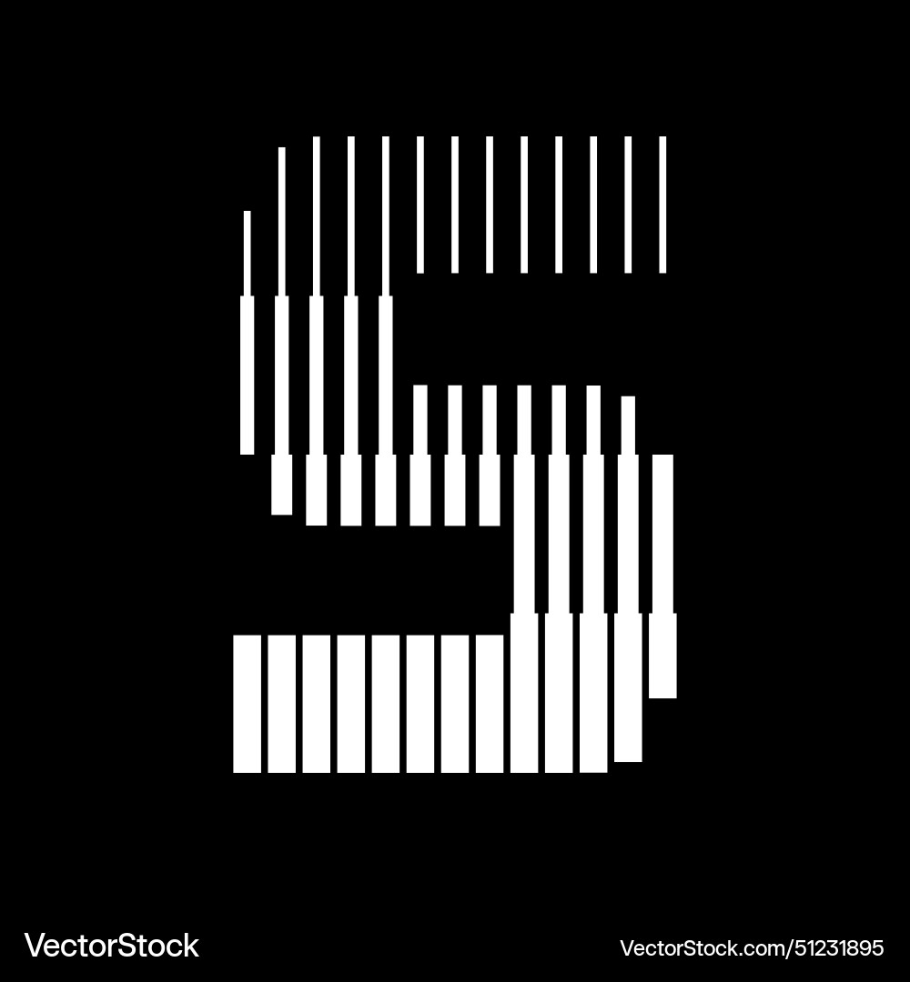 S letter lines logo icon Royalty Free Vector Image