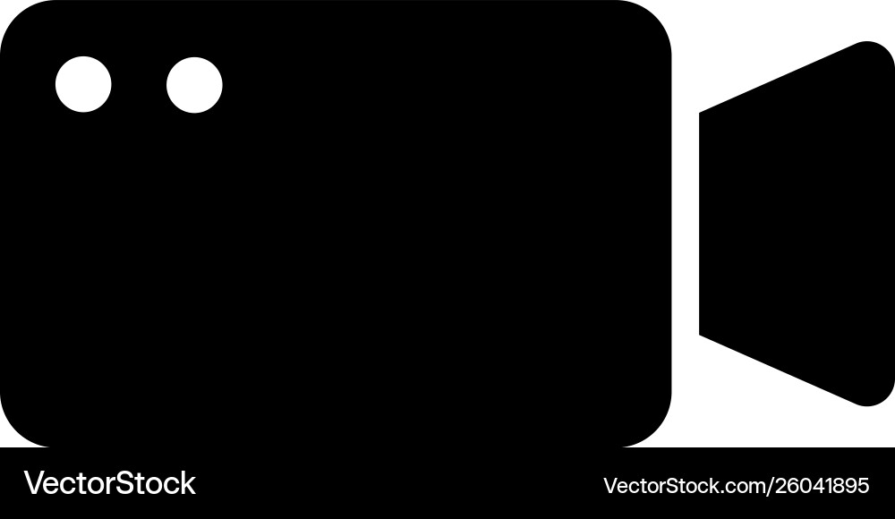 Video camera Royalty Free Vector Image - VectorStock