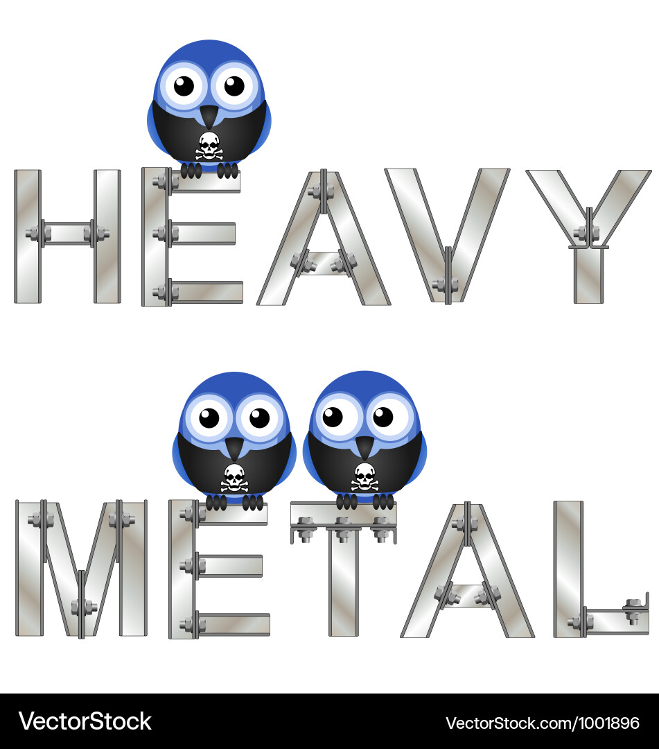 Heavy metal Royalty Free Vector Image - VectorStock