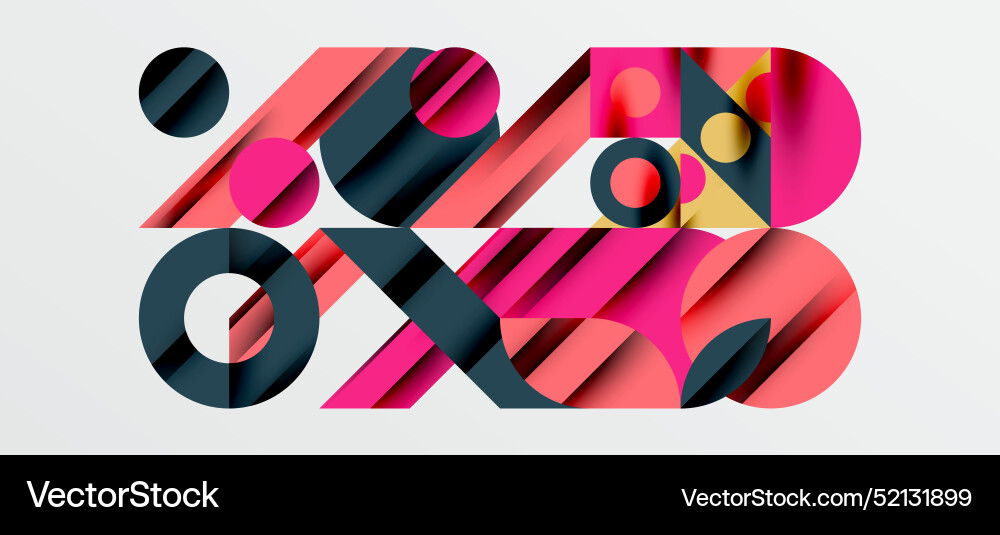 Geometric neo patterns abstract background Vector Image