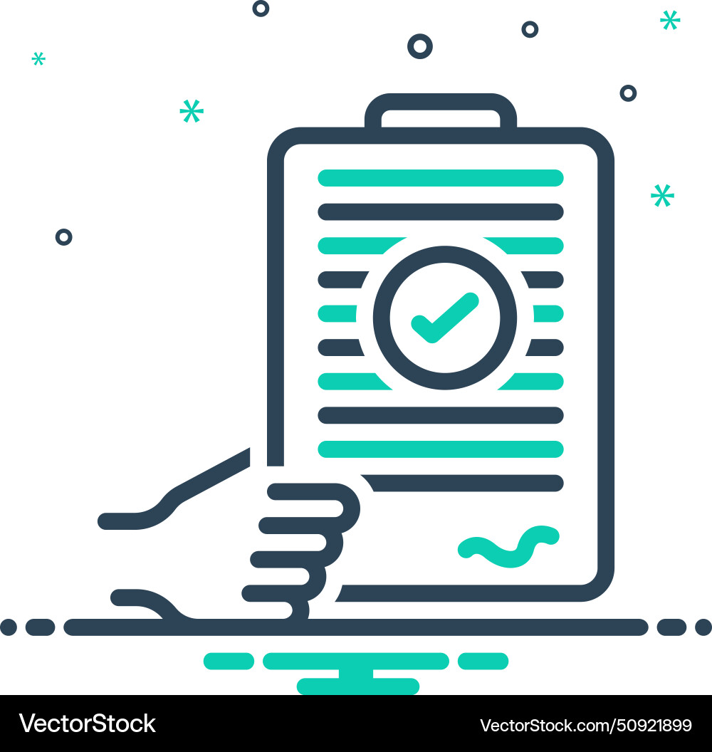 Give permison Royalty Free Vector Image - VectorStock