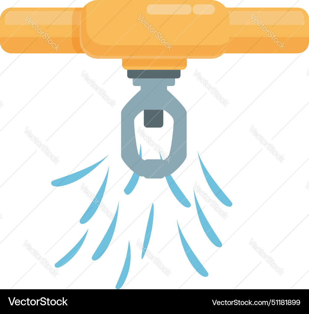 Security water system icon cartoon Royalty Free Vector Image